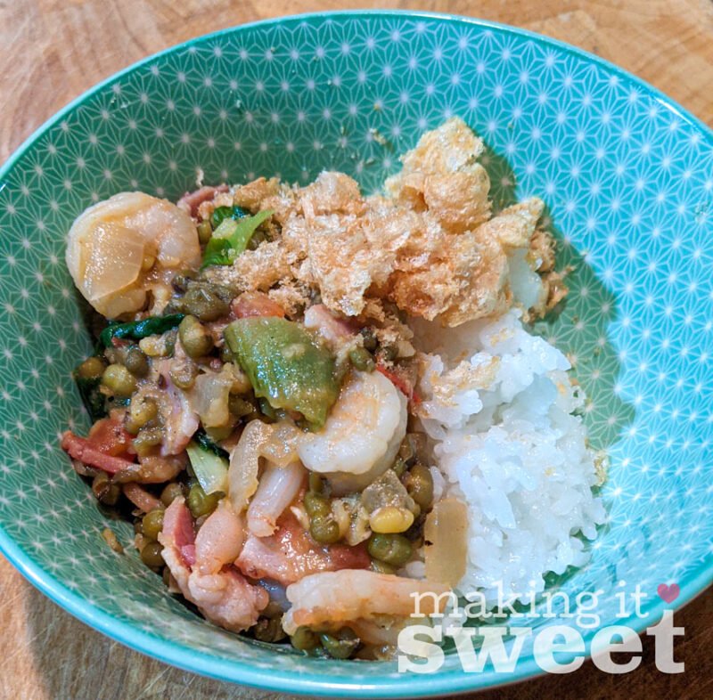 Munggo Guisado - Filipino Mung Bean Stew - Making it Sweet
